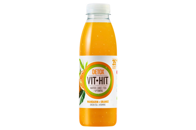 Vit-Hit - Detox - Mandarin + Orange Juice - Vegan - 500ml - Best Before ...