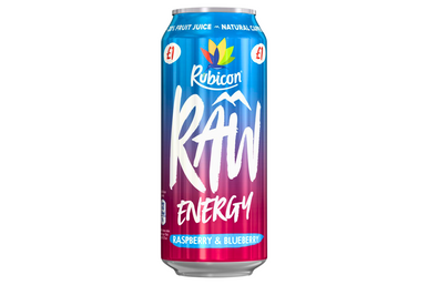 Rubicon - Raw Energy - Raspberry & Blueberry Flavour Energy Drink ...