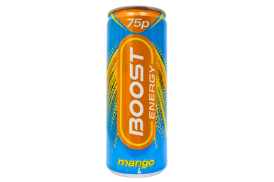 Boost Energy - Mango Flavour Energy Drink - 250ml - Best Before it's ...