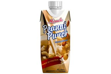 Miracle - Peanut Punch Flavoured Milk Drink - 330ml - Best Before it's ...