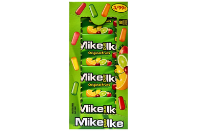 Box of Mike and Ike - Original Fruits Flavoured Chewy Candy - 24 x 22g ...
