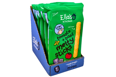 Box of Ella's Kitchen - Organic - Tomato & Basil Melty Sticks - From 7 ...