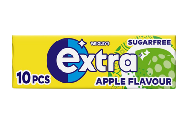 Wrigley's - Extra - Apple Flavour Sugarfree Chewing Gum - 10 Pieces ...