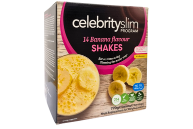 Celebrity Slim - Celebrity Slim Program - 14 Banana Flavour Shakes ...