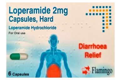 Flamingo - Loperamide 2mg Capsules - Diarrhoea Relief - 6 Capsules ...