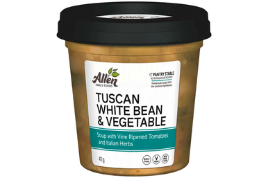 Allen Family Foods - Tuscan White Bean & Vegetable Soup - Vegan - 411g ...