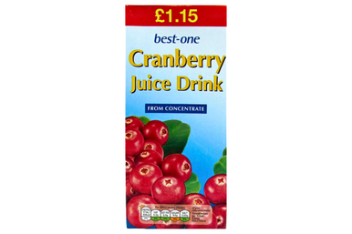 Best-One - Cranberry Juice - 1ltr - Best Before it's Gone Ltd