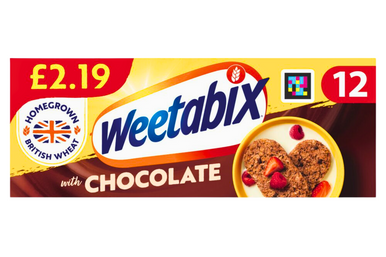 Weetabix - Wholegrain Wheat Cereal with Chocolate Chips - 12 Pack ...