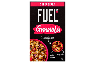 Fuel 10k - Granola - Super Berry - Protein Boosted Cereal - Vegan ...