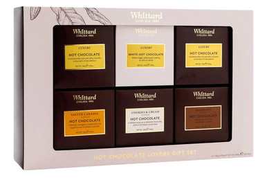 Whittard of Chelsea - Hot Chocolate Lovers Gift Set - 6 x 140g - Best ...