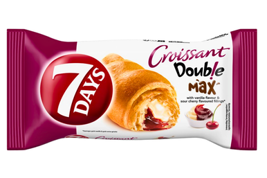 7 Days - Croissant - Double Max with Vanilla Flavour & Sour Cherry ...