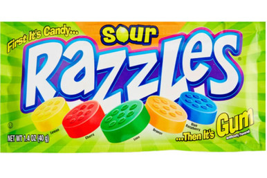 Razzles - Sour - 40g - Best Before it's Gone Ltd