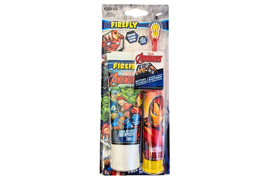 Marvel - Firefly - Avenger's Battery Toothbrush & Toothpaste - Ages 6 ...