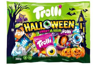 Trolli - Halloween - Sweet & Sour Variety Mix - 19 Minis Bags (360g ...