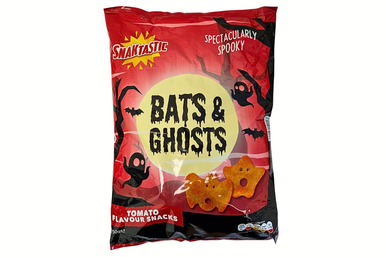 Snaktastic - Bats & Ghosts - Tomato Flavour Snacks - 150g - Best Before ...