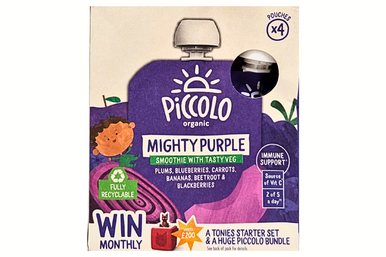 Piccolo - Mighty Purple - Smoothie with Tasty Veg - Organic - Vegan - 4 ...