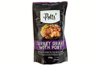 Potts' - Turkey Gravy with Port - 350g - Best Before it's Gone Ltd
