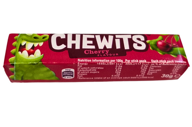 Chewits - Cherry Flavour Sweets - 30g - Best Before it's Gone Ltd