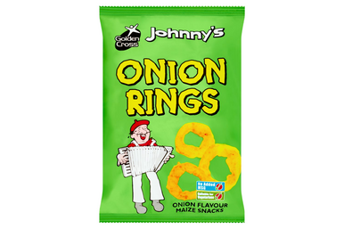 Golden Cross - Johnny's - Onion Rings - Onion Flavour Maize Snacks ...