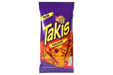 Takis - Volcano - Seasoned Chilli & Cheese Flavour Fried Corn Snack ...