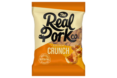 The Real Pork Co - Golden Crunch - Seasoned Pork Rind - 25g - Best ...