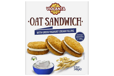 Violanta Cookies - Oat Sandwich with Greek Yoghurt Cream Filling ...