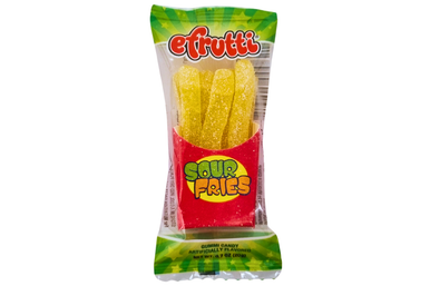 Efrutti - Sour Fries - Fruit Flavoured Gummi Shapes - 20g - Best Before ...