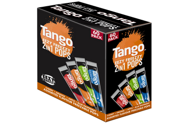 Tango - Eezy Freezzy 2 in 1 Pops - Freezable Pops - Vegan - 60 Pack (60 ...