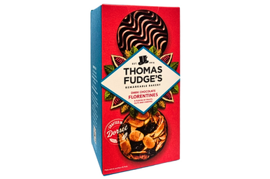 Thomas Fudge's - 6 Dark Chocolate Florentines (6 x 19.5g) - Best Before ...
