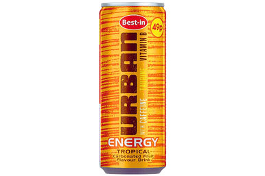 Best-in - Urban Energy Drink - Tropical Flavour - 250ml - Best Before ...
