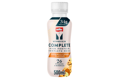 Muller - Myprotein - Complete Meal - Cookies & Cream Flavour Milk Drink ...