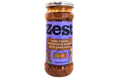 Zest - Vegan Tomato, Mushroom & Smoked Garlic Pasta Sauce - 340g - Best ...