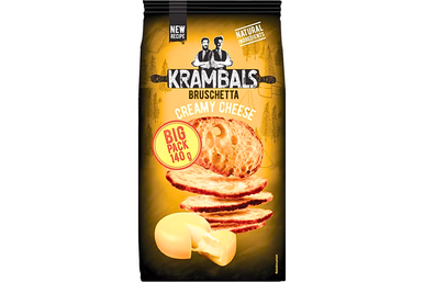 Krambals - Bruschetta - Creamy Cheese - 140g - Best Before it's Gone Ltd