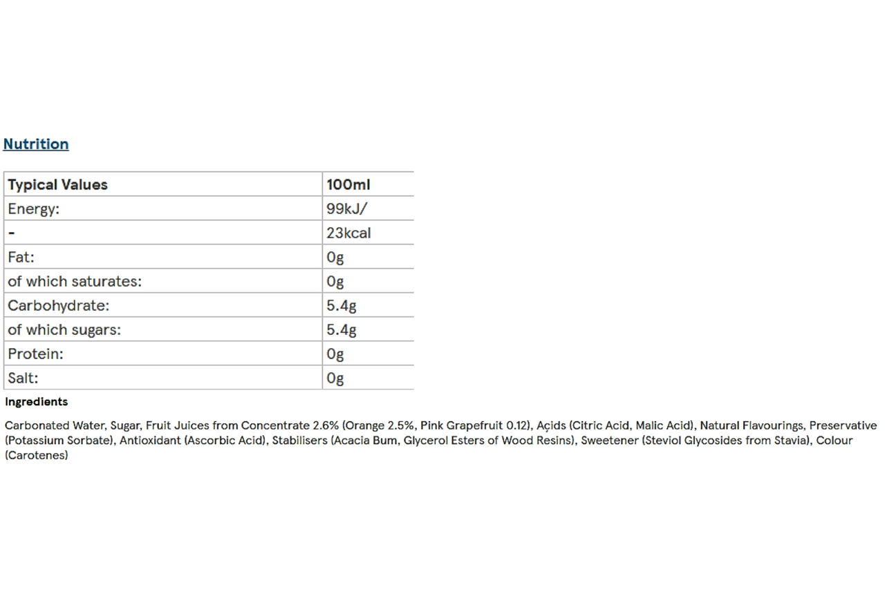 Schweppes - Pink Grapefruit Soda - 200ml - Best Before it's Gone Ltd