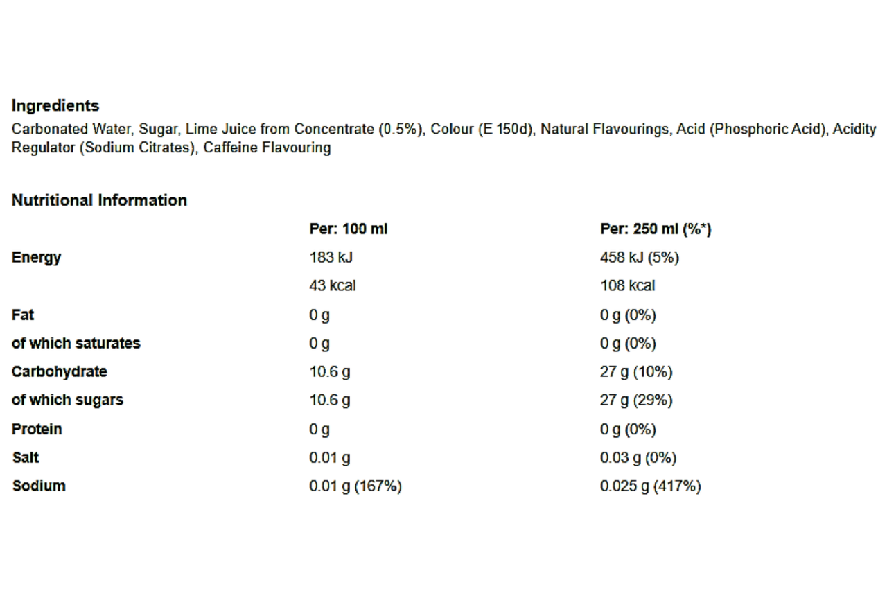 Coca-Cola - Lime Flavour Drink - 500ml. - Best Before it's Gone Ltd