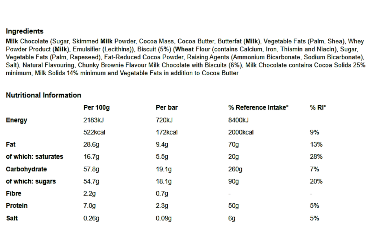 Nestle - Yorkie - DUO - Biscuit & Brownie Flavour Milk Chocolate Bar ...