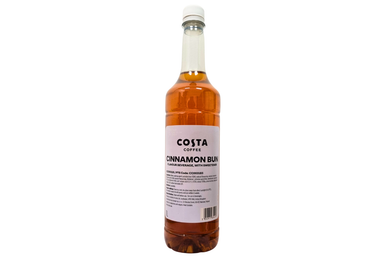 Costa Coffee - Cinnamon Bun Flavour Syrup - 1ltr - Best Before it's ...