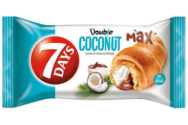 7 Days - Double Max - Croissant with Coconut Fillings - 80g