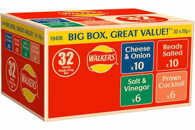 Walkers - Variety Box - 32 x 25g
