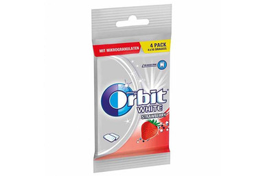 Wrigley's - Orbit White - 4 x 10 Strawberry