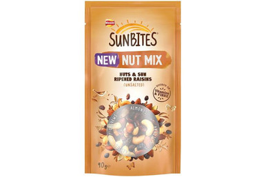 Walkers - Sunbites Nut & Sun Ripened Raisins - Unsalted - 90g
