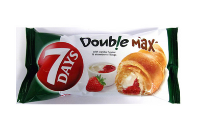 7 Days - Double Max - Vanilla & Strawberry Fillings - 80g