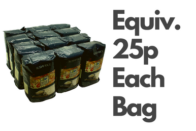 Pack of Blue Dragon - Sushi Rice - 12 x 500g