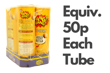 Case of 6 - Eazy Pop - Bang Bang Popcorn - Honey Butter Flavour - 85g