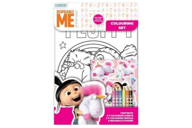 Despicable Me - Colouring Set - 8 Sheets Of Colouring , 8 Coloured ...