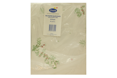 Duni - MG Paper Slipcover - 25 Pack - 90 x 90 cm
