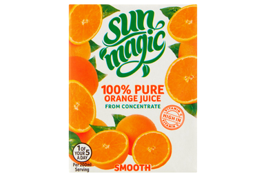 Sunmagic - 100% Pure Orange Juice - Vegan - 200ml