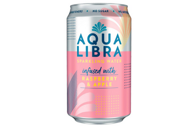 Aqua Libra - Raspberry & Apple Infused Sparkling Water - 330ml