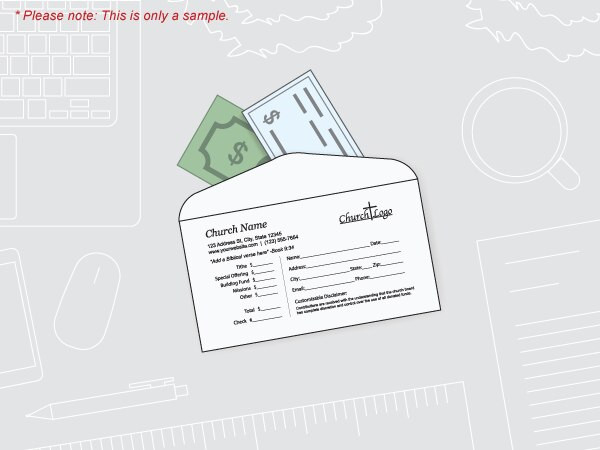 Tithe Envelopes for Church Giving | Custom Tithing Envelopes