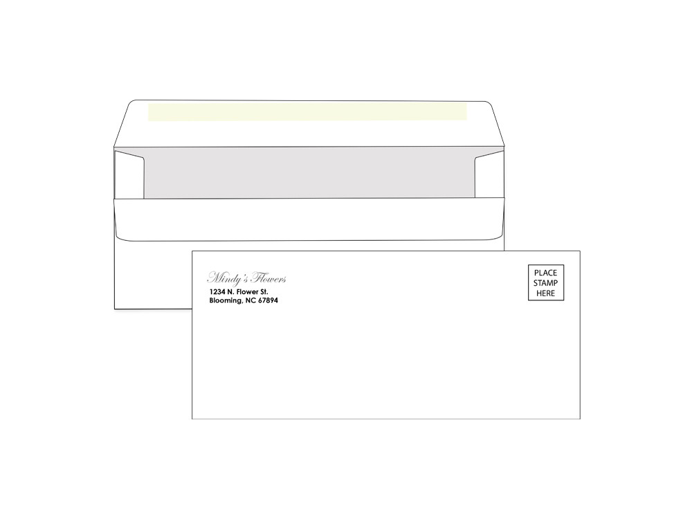 Custom Simple Seal Envelopes | Printed Flip & Seal Business Envelopes